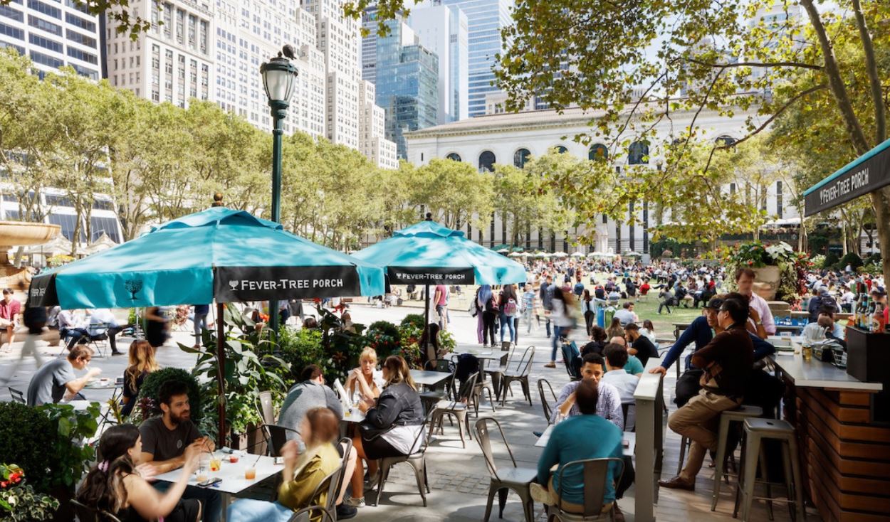 New Destination Bars: “Fever-Tree Porch” Is In “Iconic Location” In NYC ...