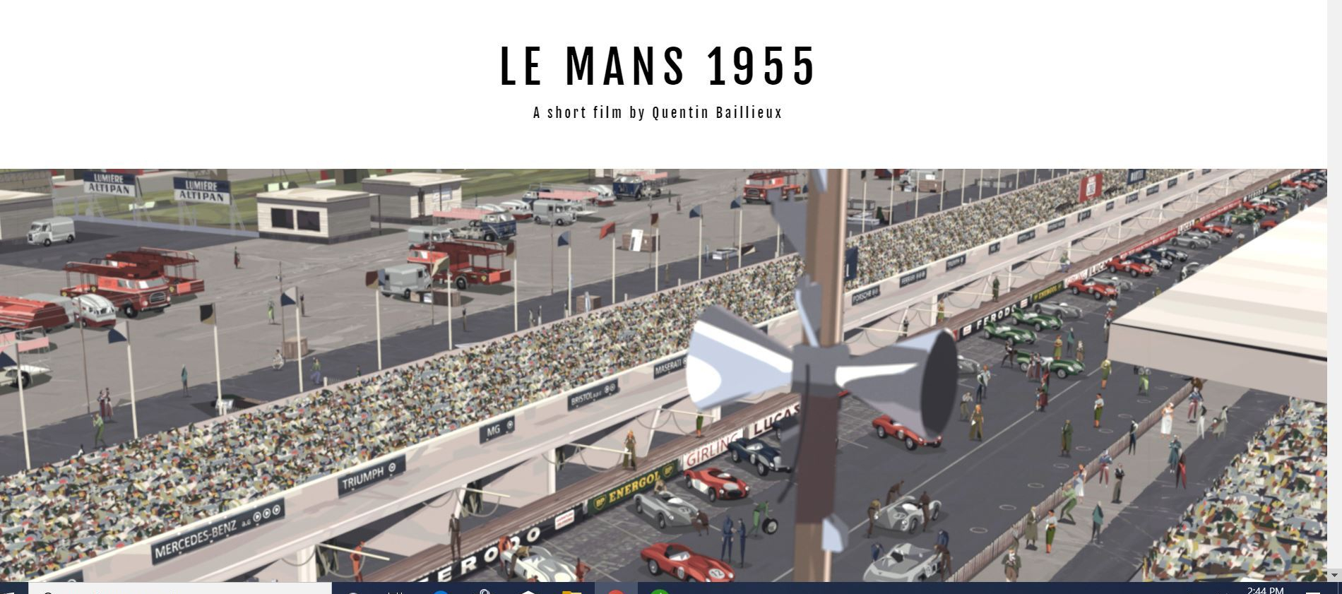Top Animated Films: “Le Mans 1955” Directed By Quentin Baillieux ...