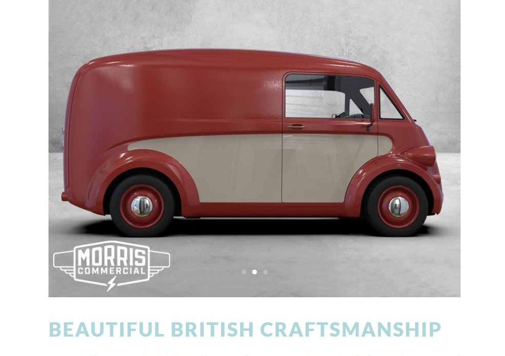 Automotive Nostalgia: 1940s British Van “Morris Commercial” Relaunches ...