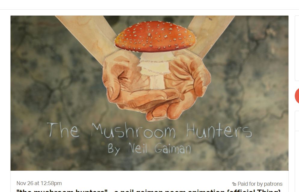New Poetic Short Films: “The Mushroom Hunters” Written By Neil Gaiman ...