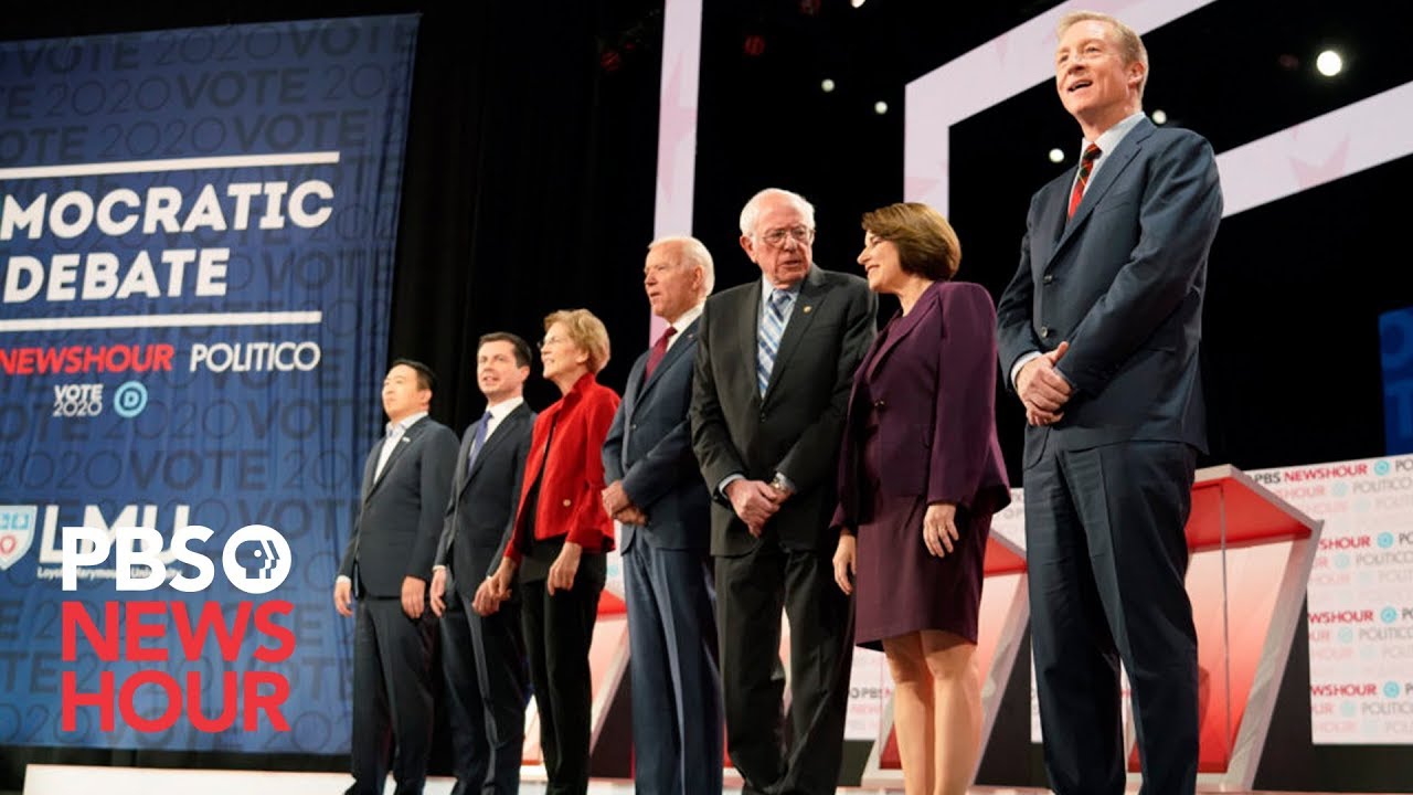 Politics: Key Moments From 6th Democratic Debate (PBS Video) | Boomers ...