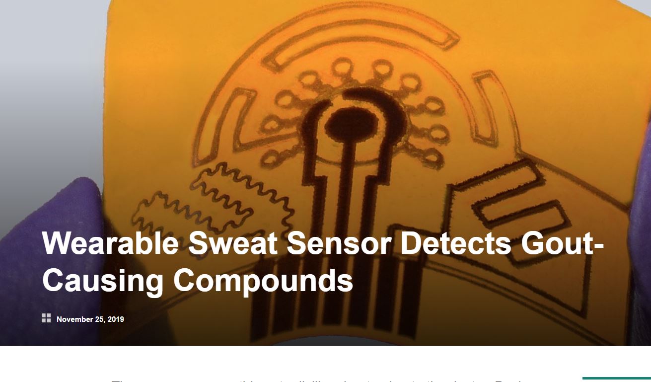 Health: Caltech Scientists Develop “Wearable Sweat Sensor” To Detect ...
