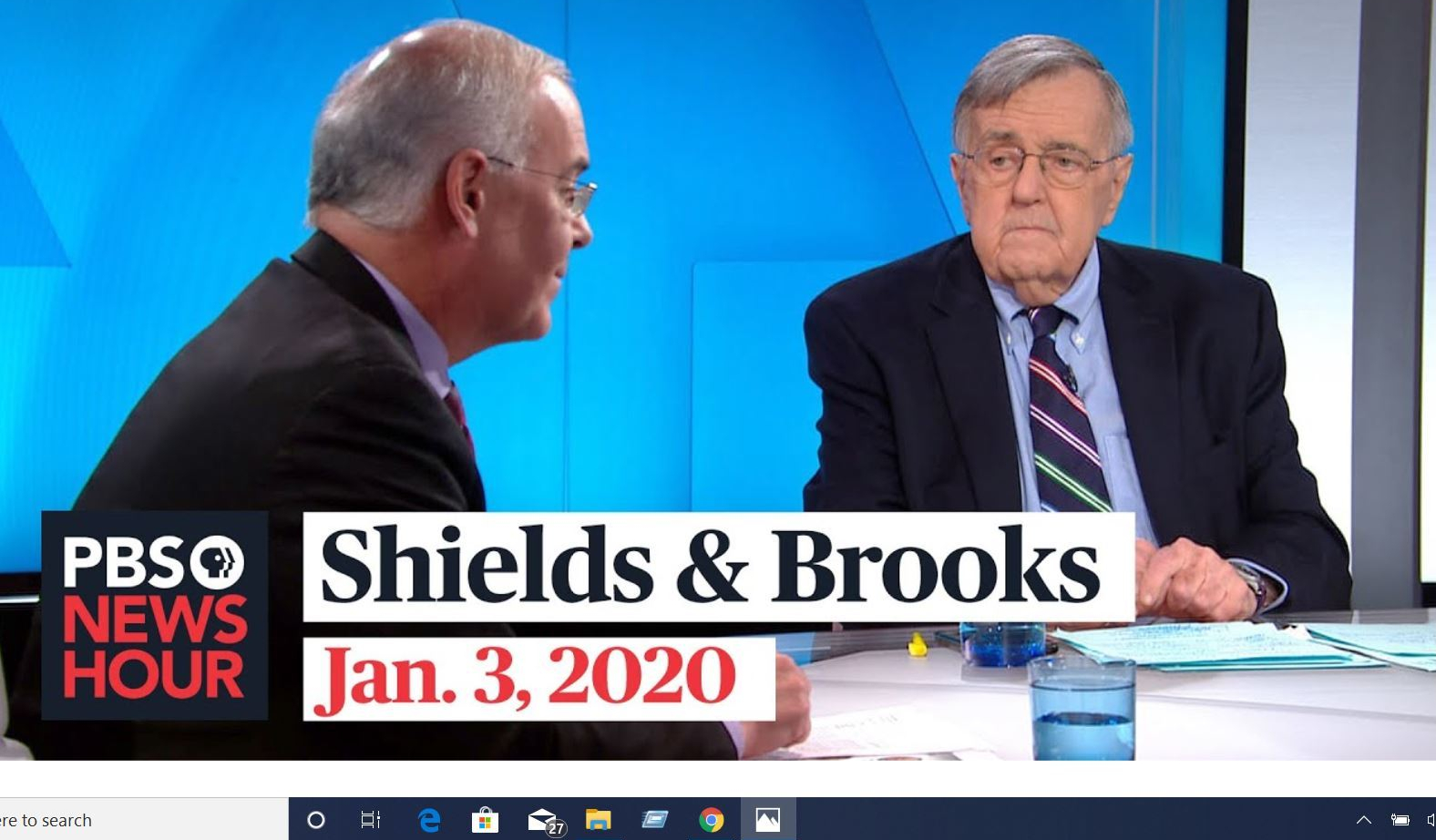 Politics: Mark Shields And David Brooks On The Week In Washington (PBS ...