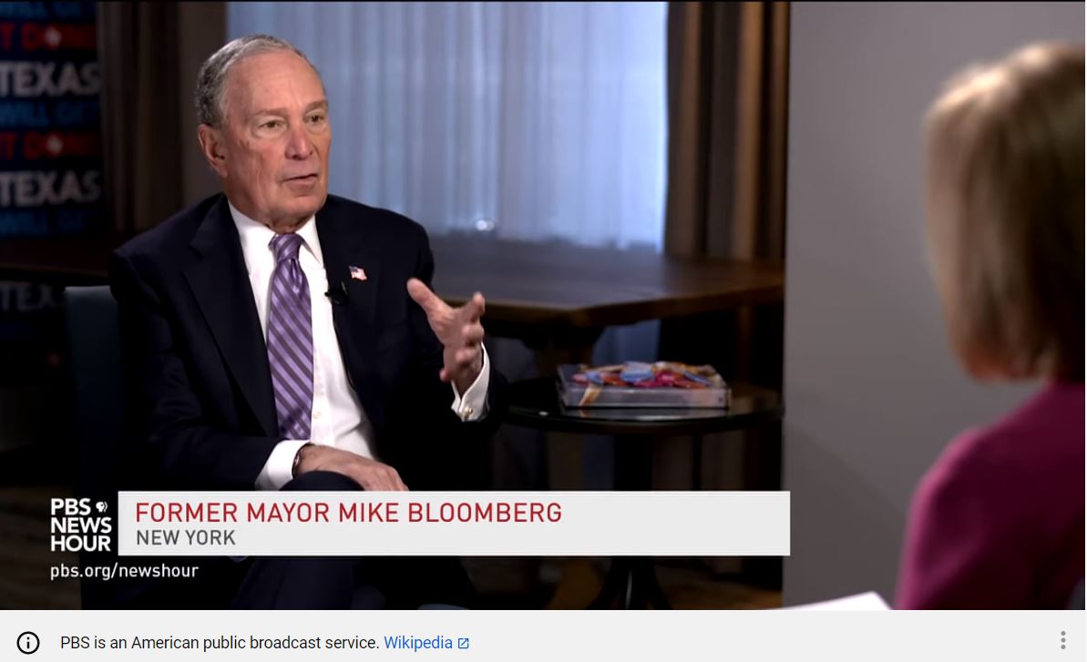 Political Interview: Mike Bloomberg Discusses His 2020 Campaign (PBS ...