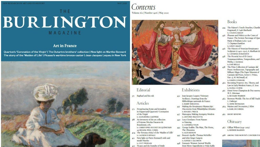 Fine Arts: “The Burlington Magazine May 2020” – The Best Of Art & Its ...