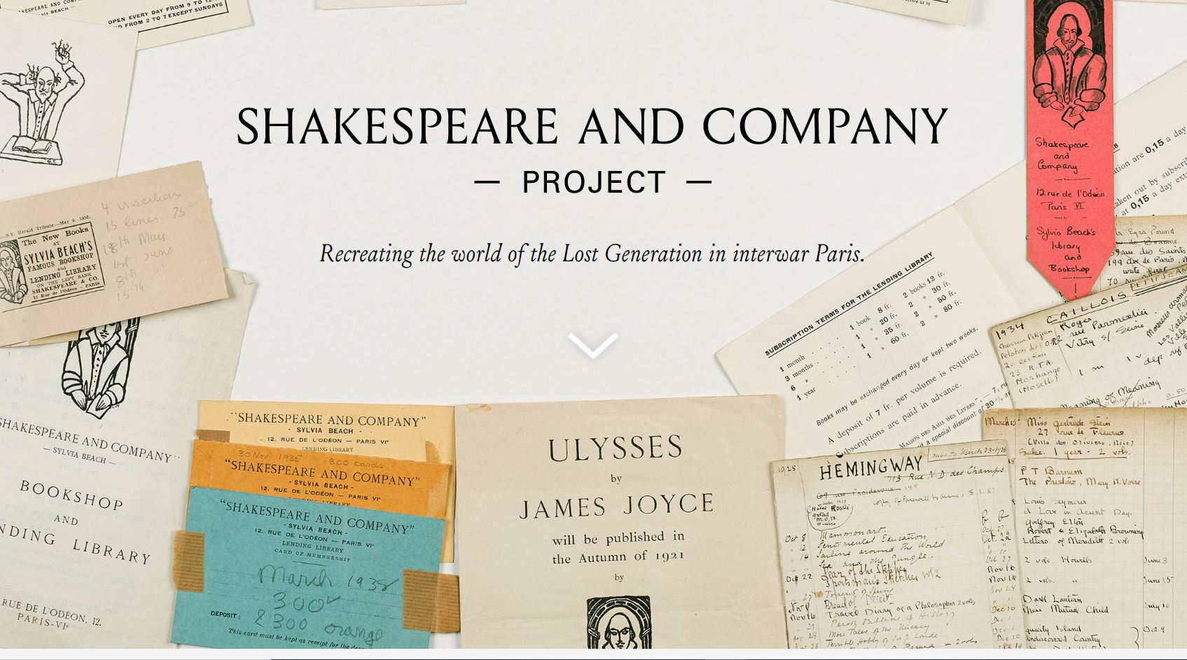 Literature: “Shakespeare And Company” Digitizes Reading Library Of ...