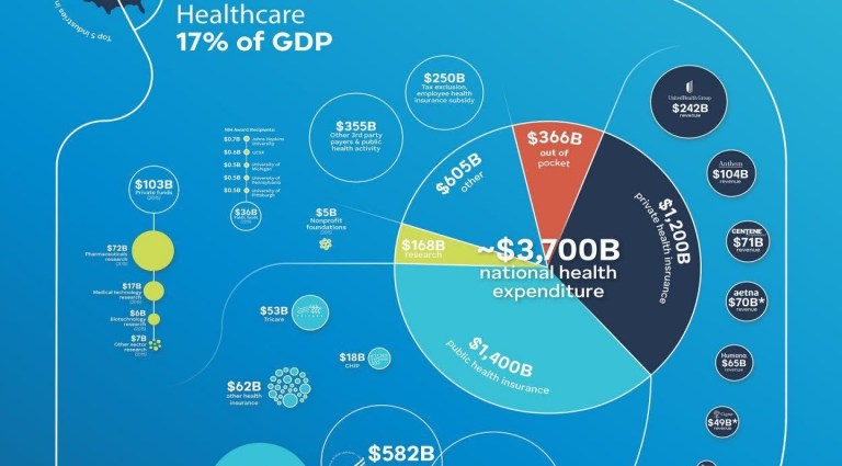 Infographic: “The Economics Of U.S. Healthcare” In 2020 | Boomers Daily