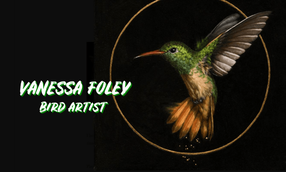 World’s Top Painters: Bird Artist Vanessa Foley – “Sacred, Stylistic ...