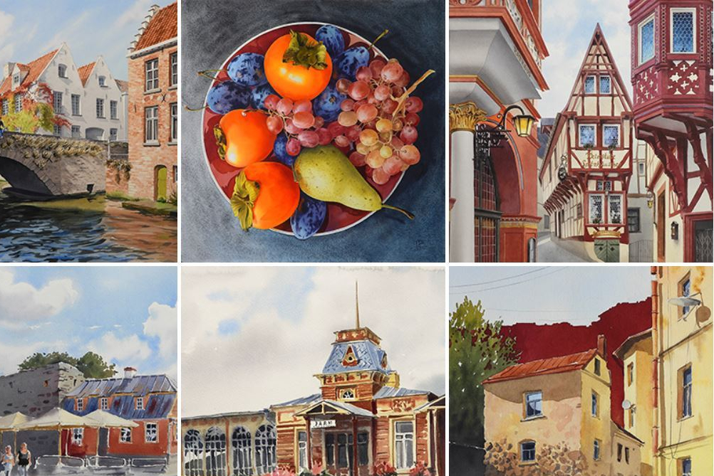 Artist Profiles: Russian Watercolor Painter Eleanor Mill – “Exacting ...