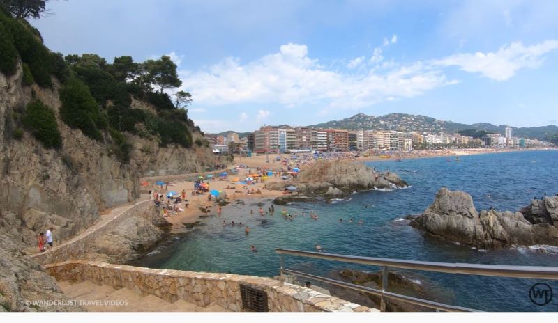 Walks: ‘Lloret De Mar Beach’, Costa Brava, Spain | Boomers Daily