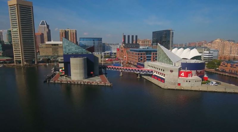 Aerial Views: ‘Baltimore – Maryland’ (4K video) | Boomers Daily