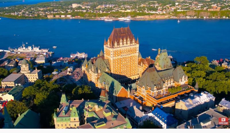 Aerial Views: Quebec City, Canada (4K UHD Video) | Boomers Daily