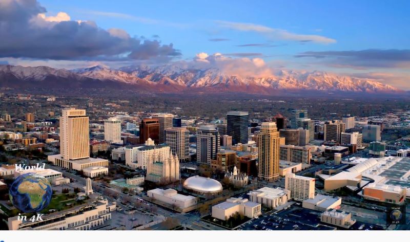 Aerial City Views: ‘Salt Lake City – Utah’ (4K Video) | Boomers Daily
