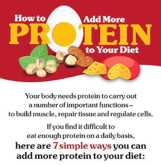 Infographic: ‘How To Add More Protein To Your Diet’ | Boomers Daily