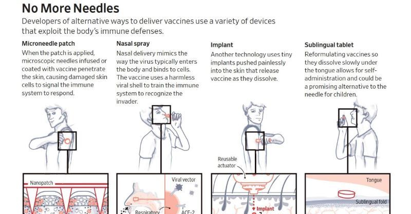 Infographic: ‘Vaccines Without Needles’ (WSJ) | Boomers Daily