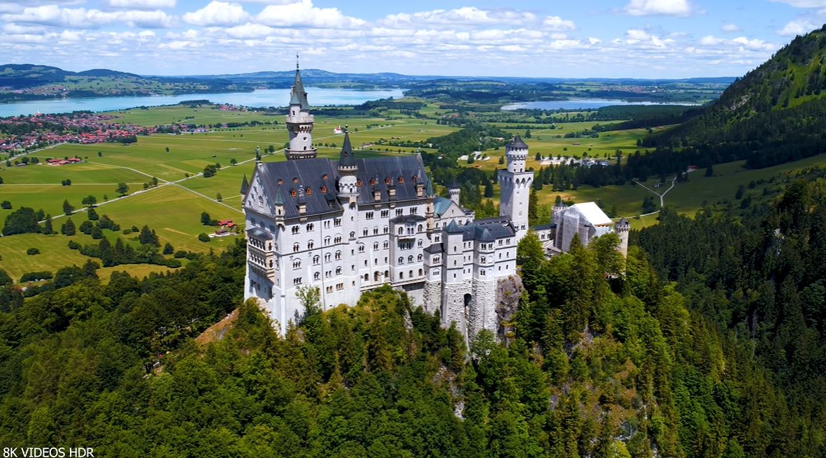 Beautiful Aerial Views Of Castles