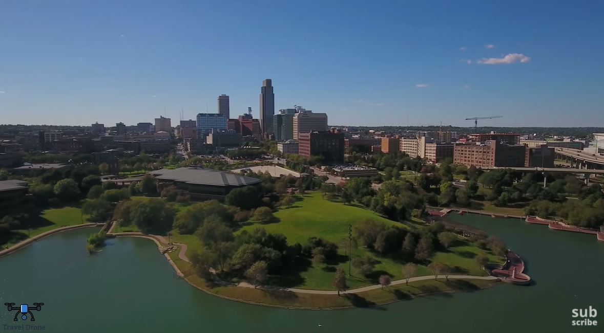Aerial Views: Omaha – Eastern Nebraska (4K) | Boomers Daily