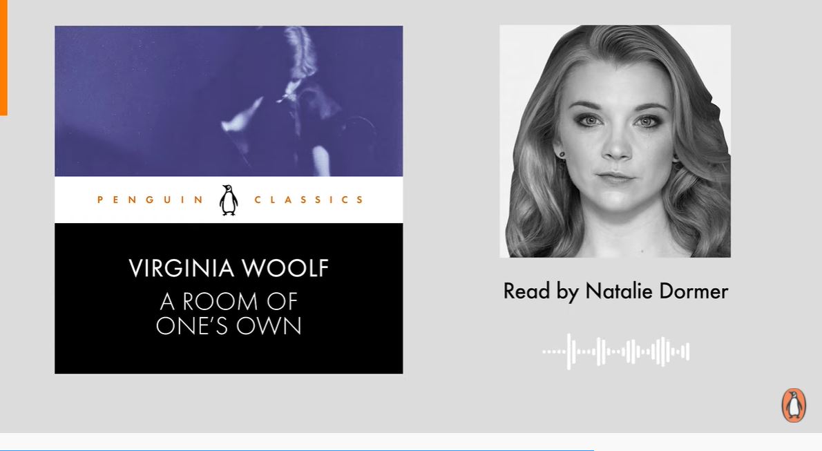 Literary: Virginia Woolf’s ‘A Room Of One’s Own’ Read By Natalie Dormer ...