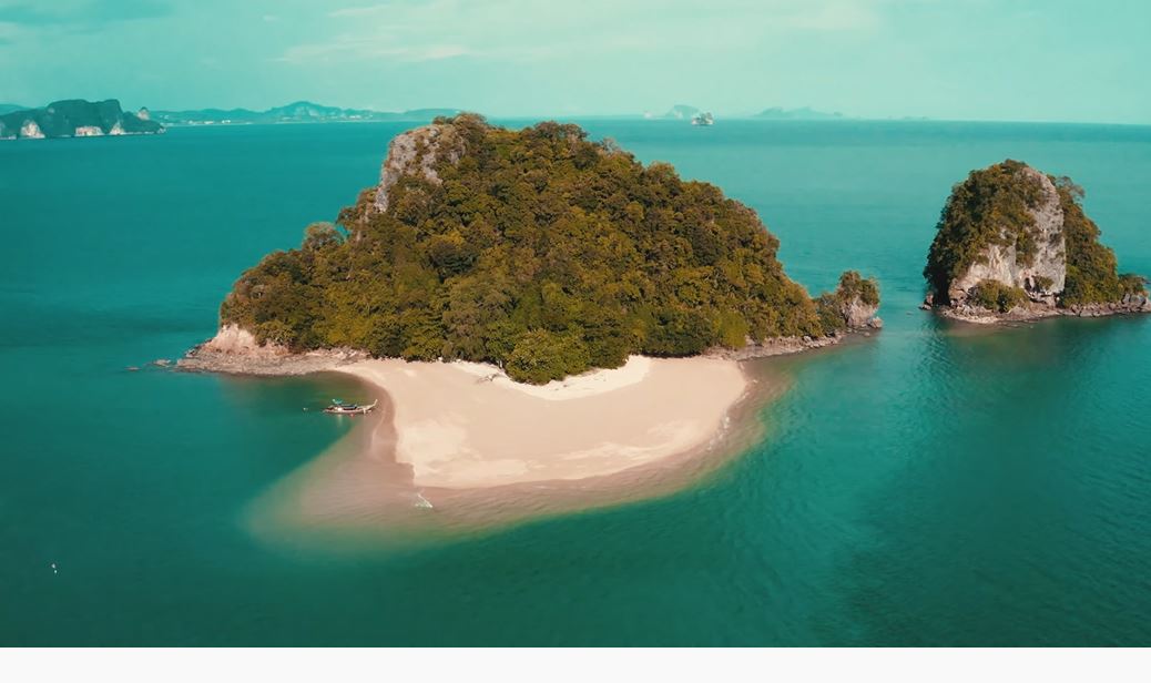 Aerial Views: Koh Khai Nok Island In Thailand (4K) | Boomers Daily