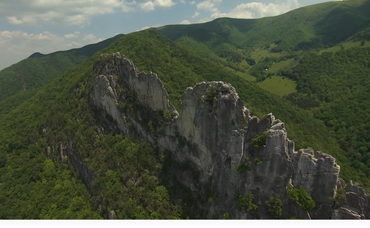 Aerial Travel: Seneca Rocks In West Virginia | Boomers Daily