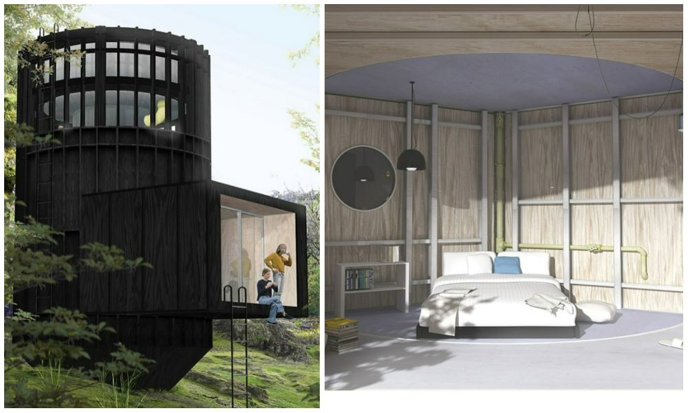 Design: ‘3 Scenes of Home’ – A Rotating Micro-Cabin | Boomers Daily