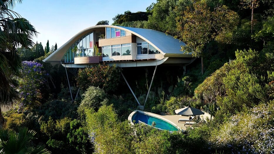 Modernist Architecture: John Lautner 1962 Garcia House Tour, Los ...