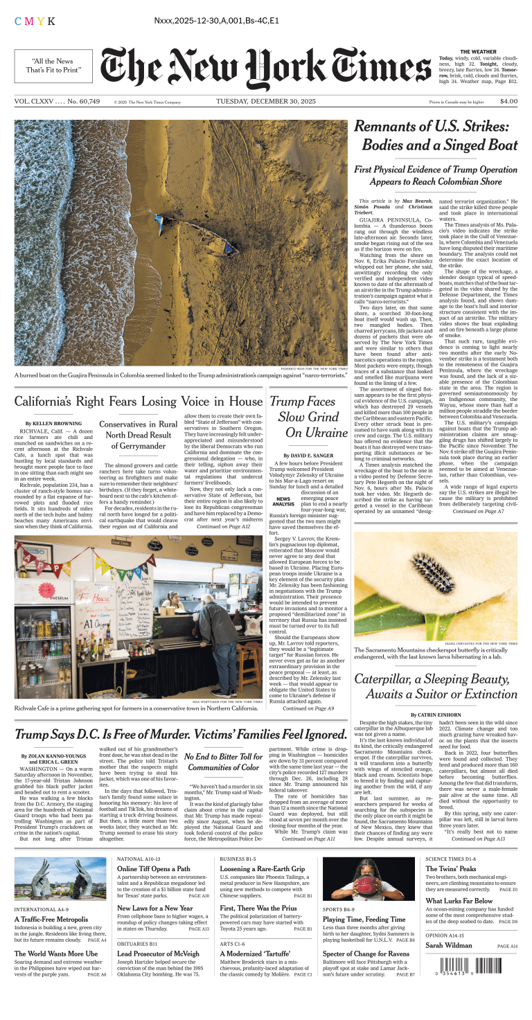 30 | December | 2025 | Boomers Daily